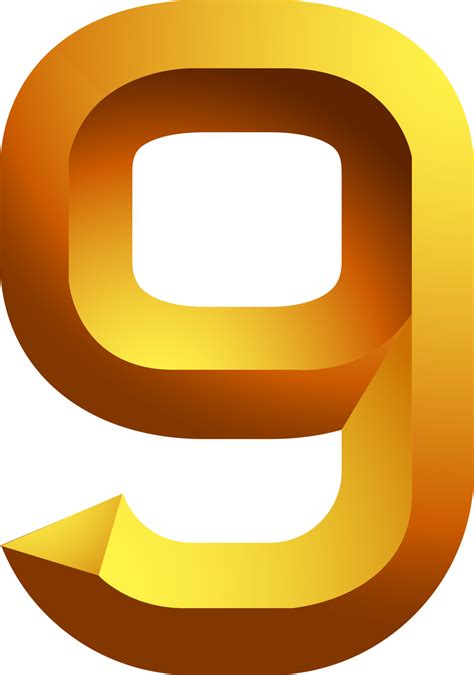 Alphabet Number Gold Colour Style 19006932 PNG