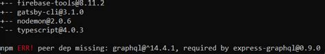 gatsby cli throwing unsolvable npm error r gatsbyjs