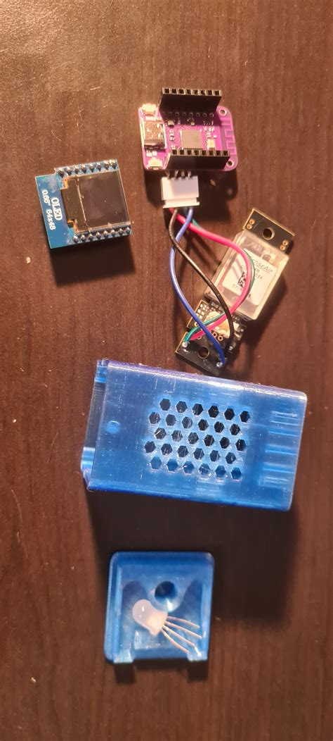 Senseair S8 Co2 Wemos Oled Shield Enclosure By Alufers Download Free Stl Model