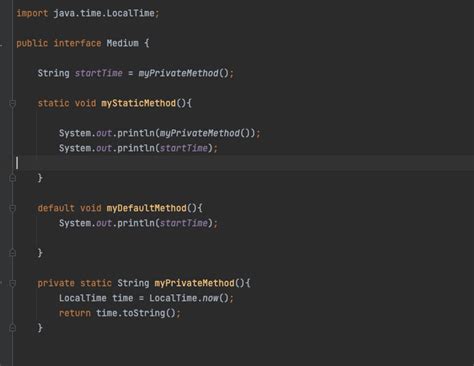 Using Private Methods In Java Interfaces By Salim öncü Medium