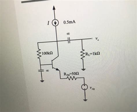 Solved Apply Small Circuit Analysis Find Gain Input