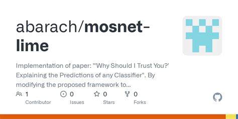 Github Abarachmosnet Lime Implementation Of Paper Why Should I