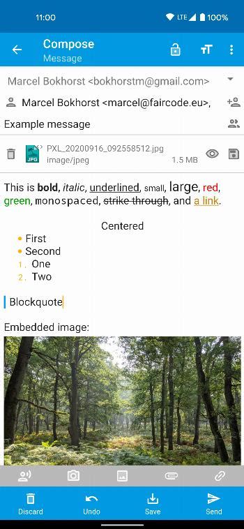 Secure Open Source Android Email Client App Software Recommendations