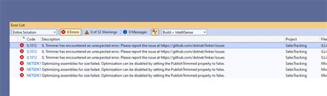 C Il Trimmer Error In Net Maui Application Stack Overflow