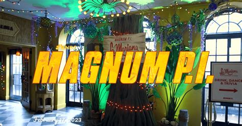 Magnum Pi Party Jerry Blohm