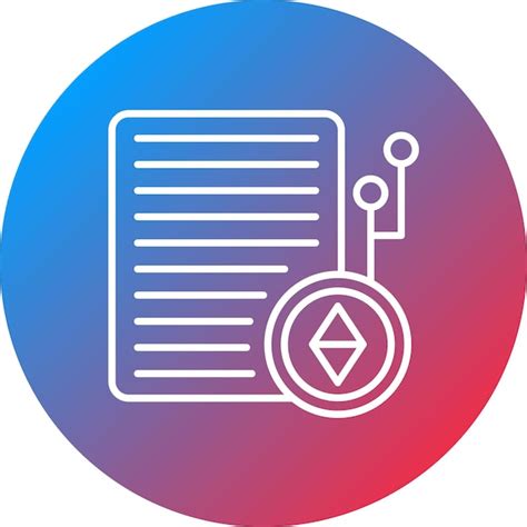 Premium Vector Smart Contract Icon Vector Image Can Be Used For Cryptocurrency