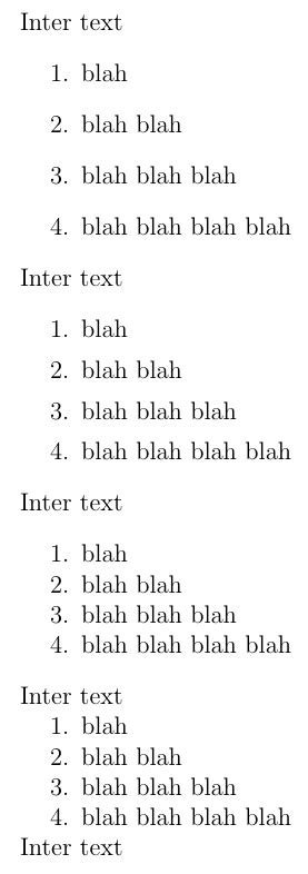How To Limit The Vertical Spacing In Itemize Enumerate Command TeX LaTeX Stack Exchange