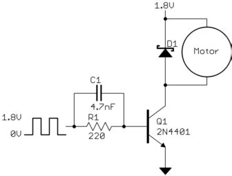 Mosfet Controlling A Very Small DC Motor With PWM Electrical Engineering Stack Exchange