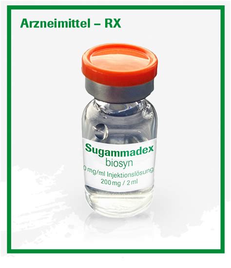 Sugammadex Biosyn 100 Mg Ml Injection Solution
