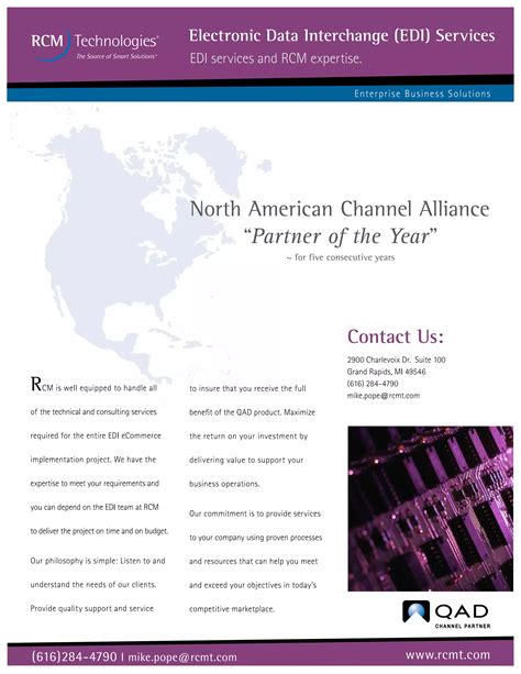 Rcm Qad Edi Services Pdf