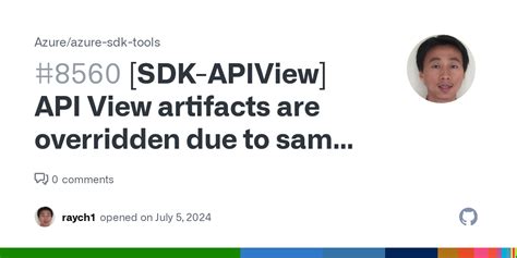 SDK APIView API View Artifacts Are Overridden Due To Same Names Are