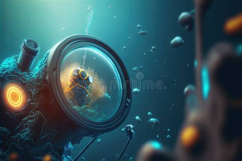 Scientific Device For Medical Research In Laboratory Abstract