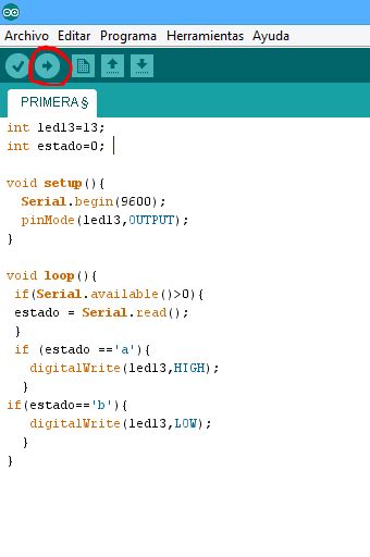 ProgramaciÓn En Arduino Con Bluetooth Hc 06 Encender Y Apagar Un Led Con Arduino Bluetooth Y