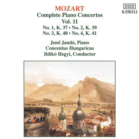 Mozart Piano Concertos Nos 1 2 3 And 4 Cd Opus3a