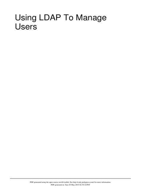 using ldap to manage users pdf active directory public key