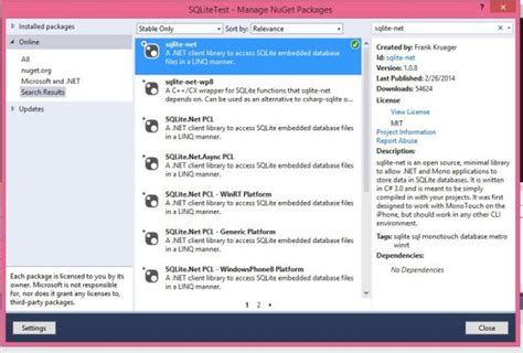 Working With Sqlite In Windows Store Apps