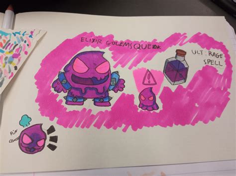 Skin Concept Elixir Golem Squeak Rbrawlstars