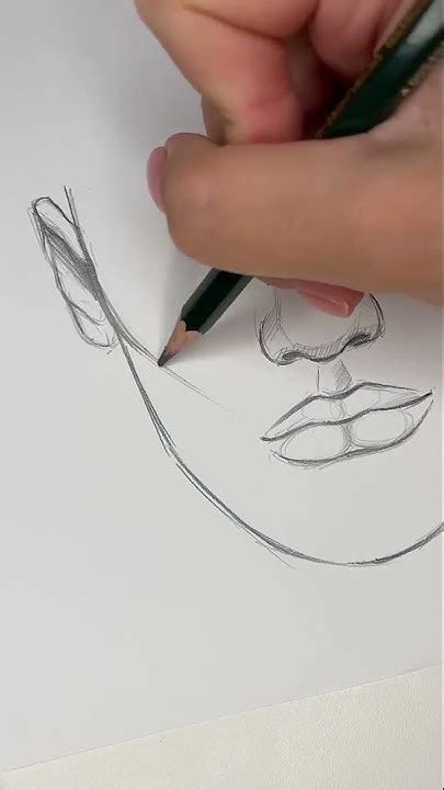 Как нарисовать скулы Смотри как просто Shorts Youtube