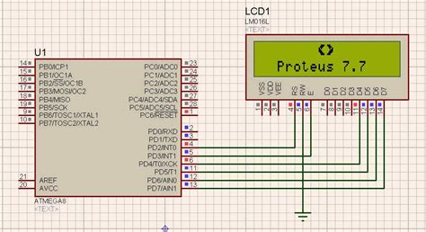 Animation With Atmega8 Lcd Hd44780u Youtube