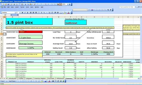 Excel Inventory Spreadsheet Download Sosfuer Spreadsheet To Free Excel Inventory Tracking