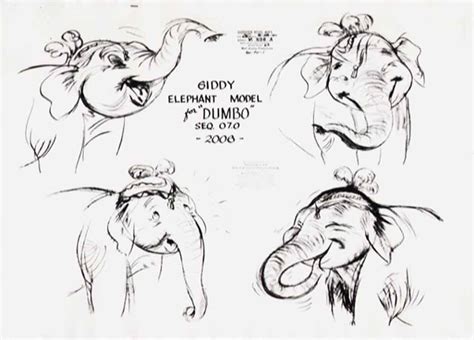 Disney Model Sheet Dumbo Theartofanimation On Tumblr