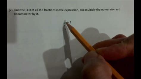 Compound Fractions How To Simplify Complexity Youtube