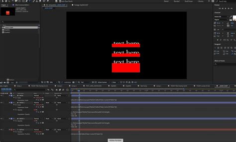 Get Animation Of The Paragraph With Expressions Adobe Support