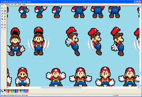 New Smbhots Mario Sprite Sheet By Heiseigoji91 On Deviantart