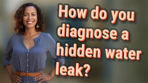 How Do You Diagnose A Hidden Water Leak YouTube