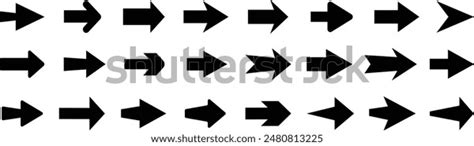 Arrow Icon Set Cursor Collection Different Stock Vector Royalty Free Shutterstock