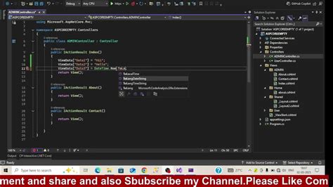 Class 10 How To Use Viewdata In Asp Net Core Youtube