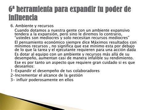 Ppt El Liderazgo Y Las 8 Herramientas Para Aumentar Su Poder De