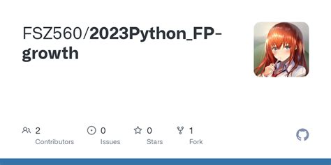github fsz560 2023python fp growth