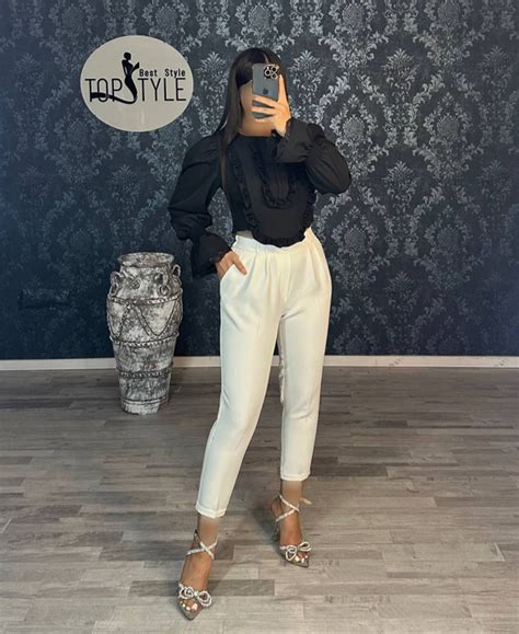 شیک پوشی با شلوار دمپا پاکتی دخترانه مدل های ترند ۲۰۲۴ ماگرتا