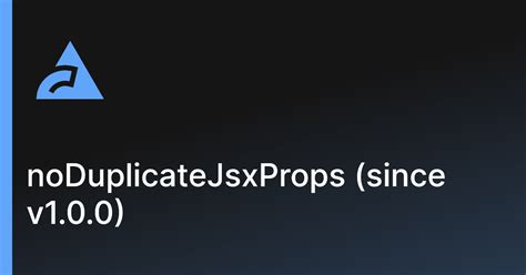 Noduplicatejsxprops Biome