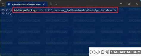 如何在windows 11上安装msixbundle、appxbundle、msix或appx应用？ 小白号