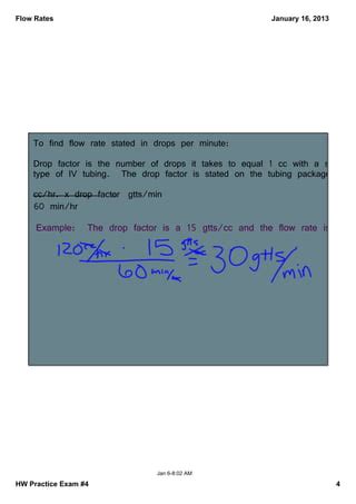 Iv Drop Calculations PDF