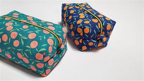 Best 13 Diy Fabric Boxy Pouch Free Sewing Pattern Artofit