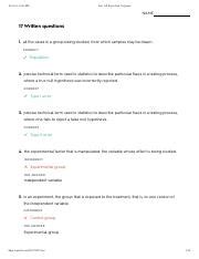 Ap Psych Test Unit Pdf PM Test AP Psych Unit Quizlet NAME Written