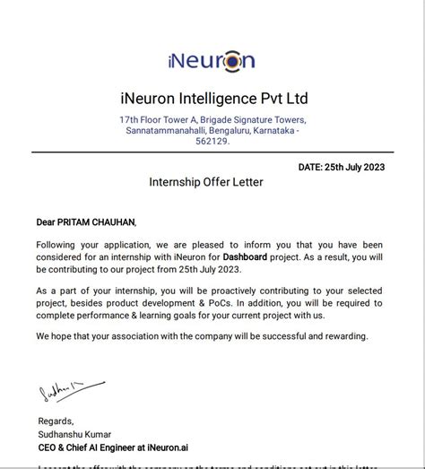 Pritam Chauhan On Linkedin Internship Ineuron 16 Comments