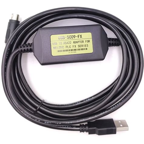 Plc Cable Usb Sc09 A Series Interface Compatible With Plc Programming Cable Fx Series Usb To
