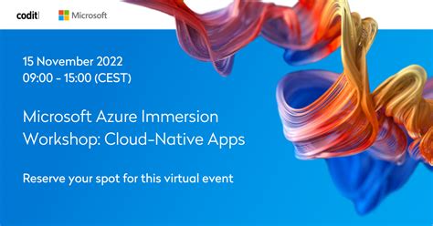 Microsoft Azure Immersion Workshop Cloud Native Apps Codit