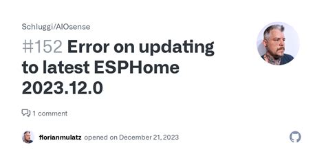 Error On Updating To Latest Esphome 2023120 · Issue 152 · Schluggi