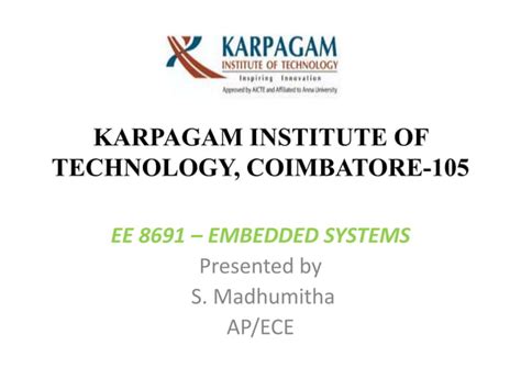 Embedded Systems Overview Pptx Operating Systems Computer Software And Applications