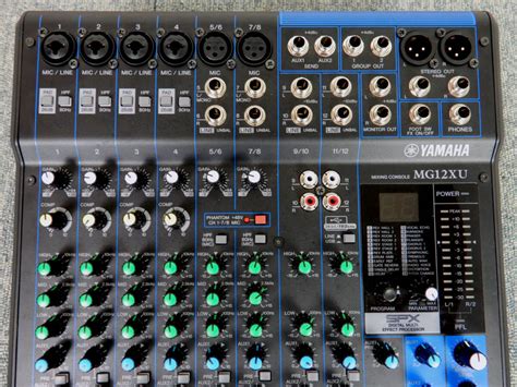 Yahooオークション Yamaha ヤマハ 12chミキサー Mg12xu 動作品 美品
