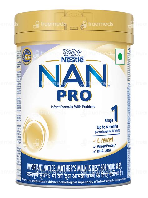 Nestle Nan Pro 1 Powder 400 Gm Uses Side Effects Dosage Price