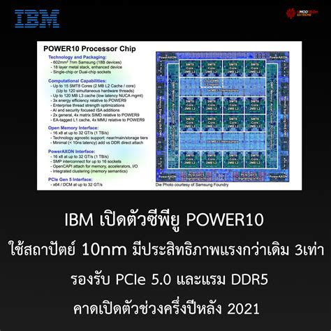 Welcome To Ibm เปิดตัวซีพียู Power10 ใช้สถาปัตย์ 10nm มีประสิทธิภาพแรงกว่าเดิม
