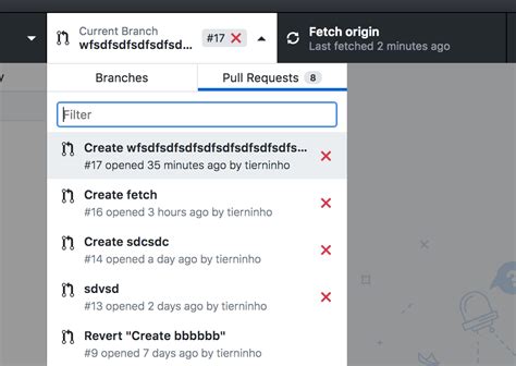 Keep Active Pr Highlighted When Fetching · Issue 3524 · Desktop