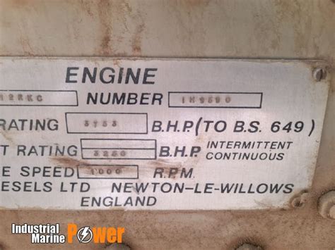 Ruston Engine For Sale