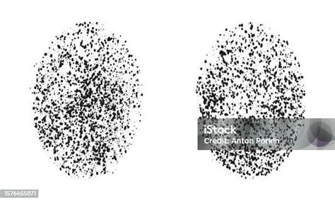 거친 그런지 효과 세트 추상 스프레이 서클 노이즈 텍스처 검은색 점선 Stipple 흰색 배경입니다 원형 복고풍 디자인 요소 격리된 벡터 그림 가능성에 대한 스톡 벡터 아트